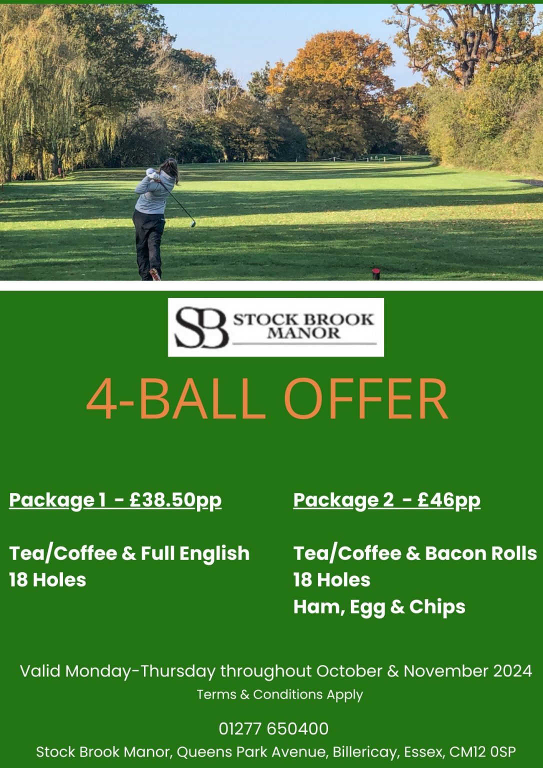 Essex Golf Courses | Golf Clubs in Essex | Stock Brook